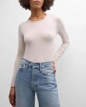 Majestic Filatures Soft Touch Long-sleeve Top - 452 Rose The
