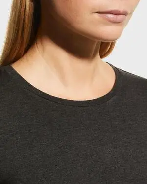 Majestic Filatures Majestic Filatures Soft Touch Long-Sleeve Top Charcoal