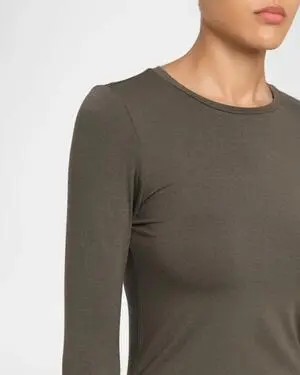 Majestic Filatures Majestic Filatures Soft Touch Long-Sleeve Top Volcanic R