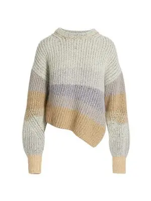 Simkhai Women's Alison Asymmetric Sweater - Buttercream Space Dye  - Buttercream Space Dye