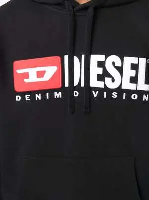 DIESEL® S-ginn-hood-div Logo-appliqué Hoodie