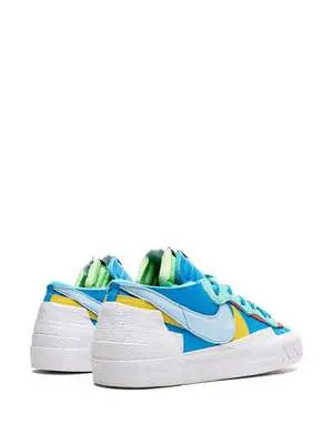 Nike X Kaws X Sacai Blazer Low Sneakers - Blue