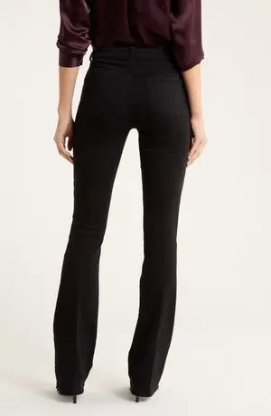 L'Agence Selma Sleek Baby Bootcut Jeans - Noir