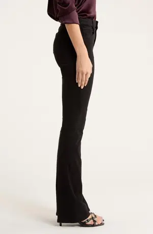 L'Agence Selma Sleek Baby Bootcut Jeans - Noir