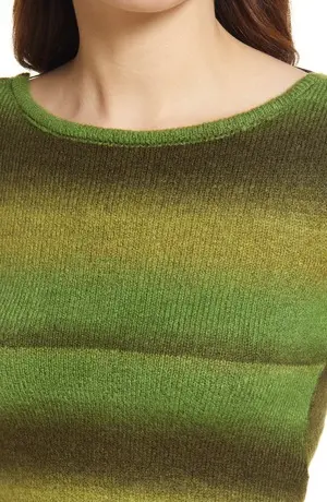 BDG URBAN OUTFITTERS Ombré Stripe Crop Sweater