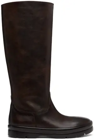 THE ROW The Row Brown Billie Tall Boots - Vintage Brun