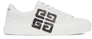 Givenchy Givenchy White Chito Edition 4G Print City Sport Sneakers 116-white/black