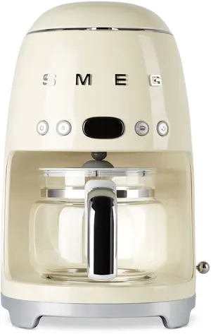 SMEG SMEG Beige Retro-Style Drip Coffee Maker, 1.2 L - Cream