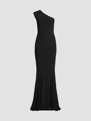 Norma Kamali One-shoulder Mermaid Gown