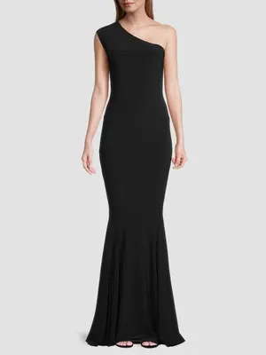 Norma Kamali One-shoulder Mermaid Gown
