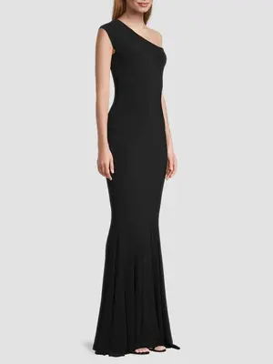Norma Kamali One-shoulder Mermaid Gown