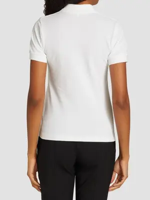 Play Comme Des Garcon Embroidered Heart Polo Shirt