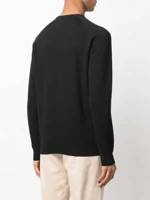 Philipp Plein Intarsia-logo Crewneck Jumper - Black