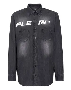 Philipp Plein Denim Shirts For Men