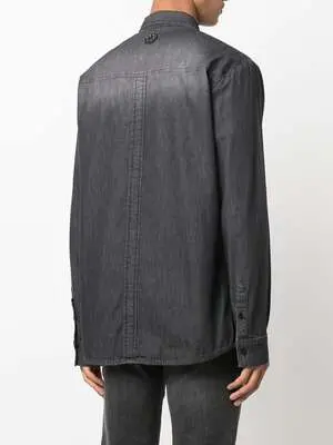 Philipp Plein Plein™ Logo Denim Shirt