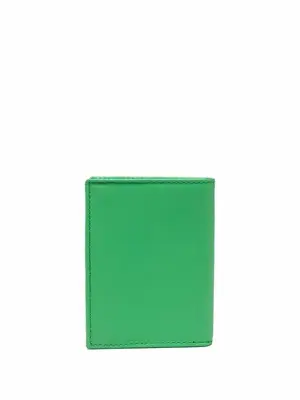 Comme Des Garçons Bi-fold Leather Wallet - Green