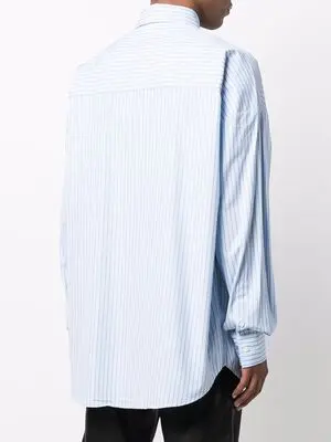 DIESEL® Logo-embroidered Striped Shirt