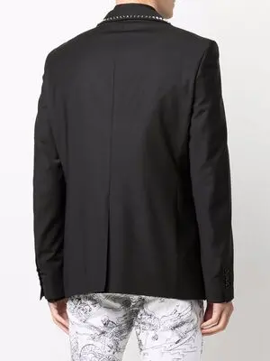 Philipp Plein Studded-trim Single-breasted Blazer