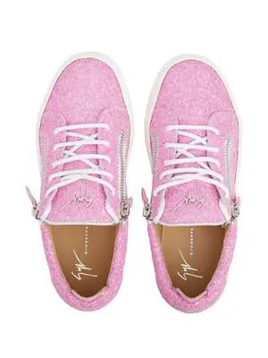 GIUSEPPE ZANOTTI Gail Glitter Sneakers - Pink