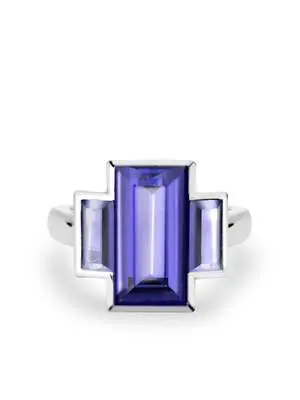 PRAGNELL Platinum Tanzanite Cocktail Ring - Silver