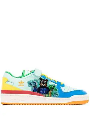 Adidas X Kerwin Frost Color-block Low-top Sneakers - Green