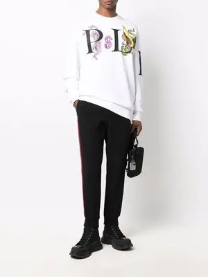 Philipp Plein Graphic-print Sweatshirt - White