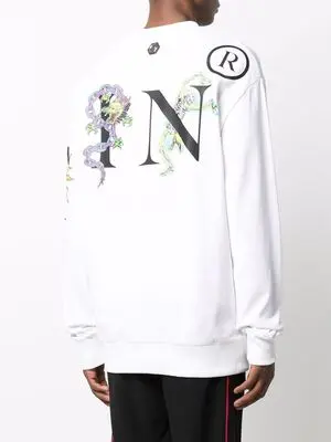 Philipp Plein Graphic-print Sweatshirt - White