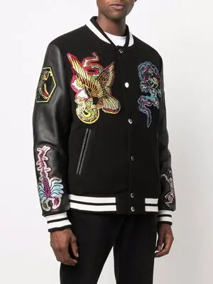 Philipp Plein Varsity Bomber Jacket