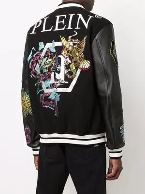 Philipp Plein Varsity Bomber Jacket