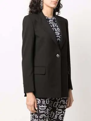 Philipp Plein Cady Crystal Skull Blazer