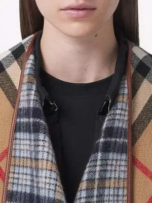 Burberry Reversible Check Wool Cape