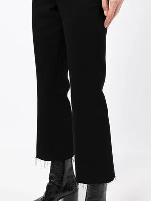 L'Agence Cropped Straight-leg Trousers