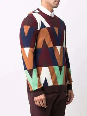 Valentino Garavani Logo-intarsia Jumper