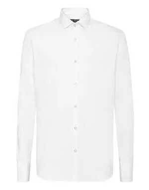 Philipp Plein Hexagon Embroidery Dress Shirt