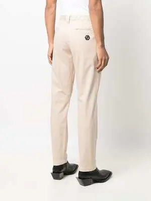 Philipp Plein Hexagon-patch Slim-fit Chinos