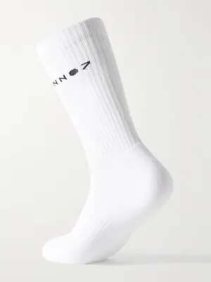 Nn07 Three-pack Logo Cotton-blend Socks