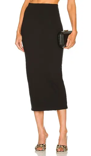 MICHAEL COSTELLO Amira Midi Skirt - Black