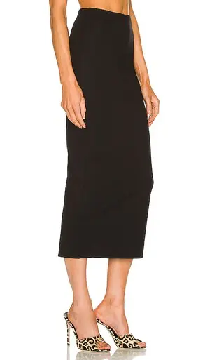MICHAEL COSTELLO Amira Midi Skirt - Black