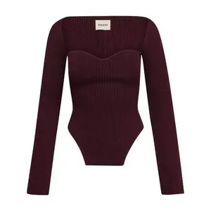 Khaite Maddy Sweater - Merlot