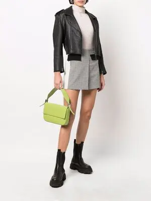 Patrizia Pepe Check-print Mini Skirt