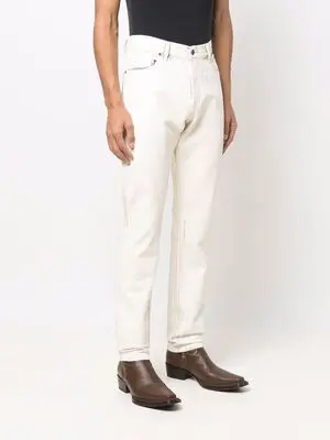 DIESEL® 1995 Distressed Wash Straight Leg Jeans - White
