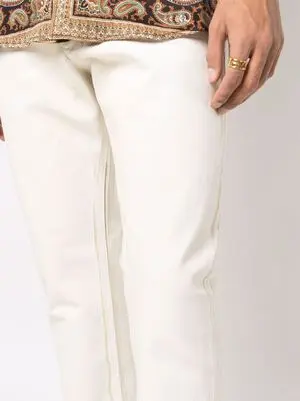 DIESEL® 1995 Distressed Wash Straight Leg Jeans - White