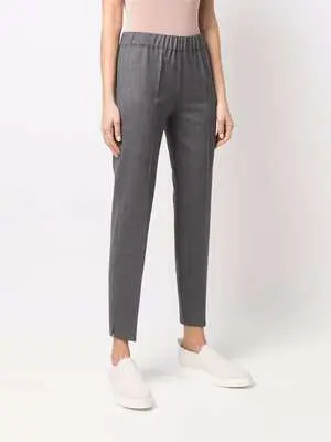 D.exterior Wool Drawstring Trousers
