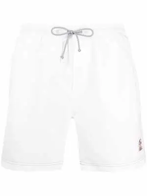 Brunello Cucinelli Logo-embroidered Swim Shorts