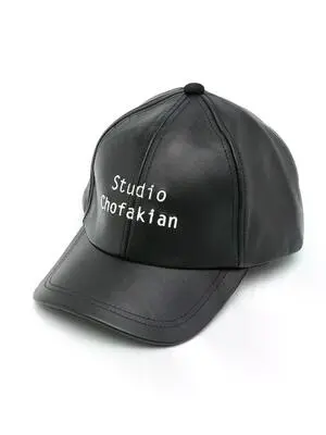 STUDIO CHOFAKIAN Embroidered-logo Baseball Cap - Black