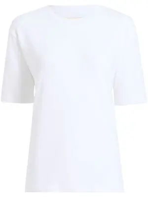KHAITE KHAITE The Mae Logo-Appliqué T-Shirt