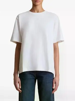 Khaite The Mae Logo-appliqué T-shirt - White