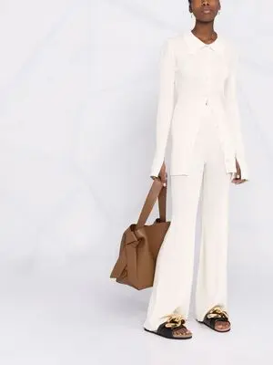 Remain Birger Christensen Fine-ribbed Flared Trousers