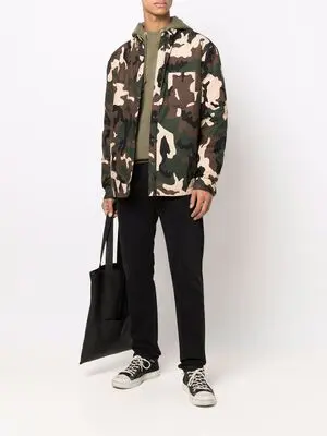 PURPLE BRAND Camouflage-print Shirt Jacket