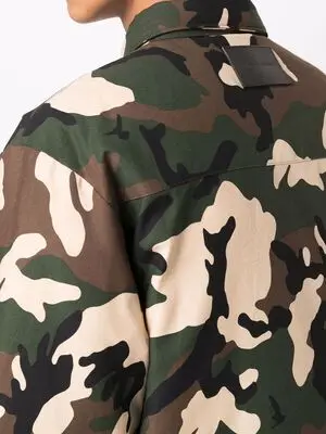 PURPLE BRAND Camouflage-print Shirt Jacket